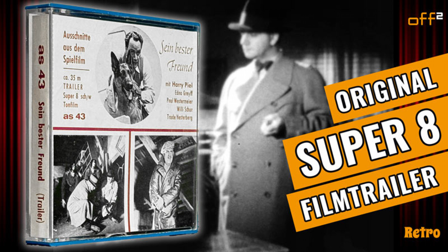 Retro: Harry Piel – Sein bester Freund – Trailer | off2 – Filme auf Super 8